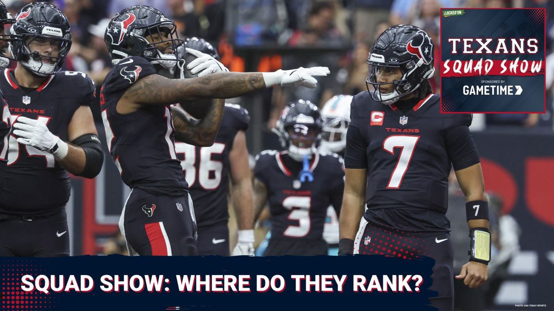 TEXANS SQUAD SHOW: Where Do The Houston Texans Rank Heading Into 2025 ...