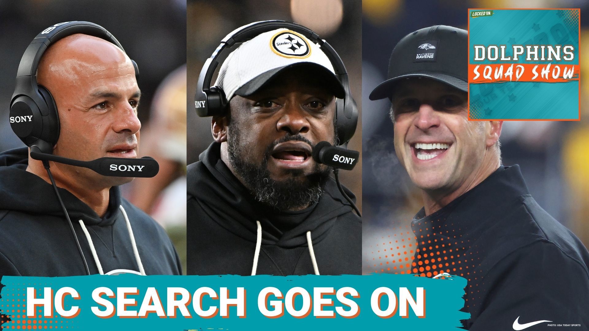 DOLPHINS SQUAD SHOW: Miami DOLPHINS CONTINUE SEARCH FOR HEAD COACH as ...