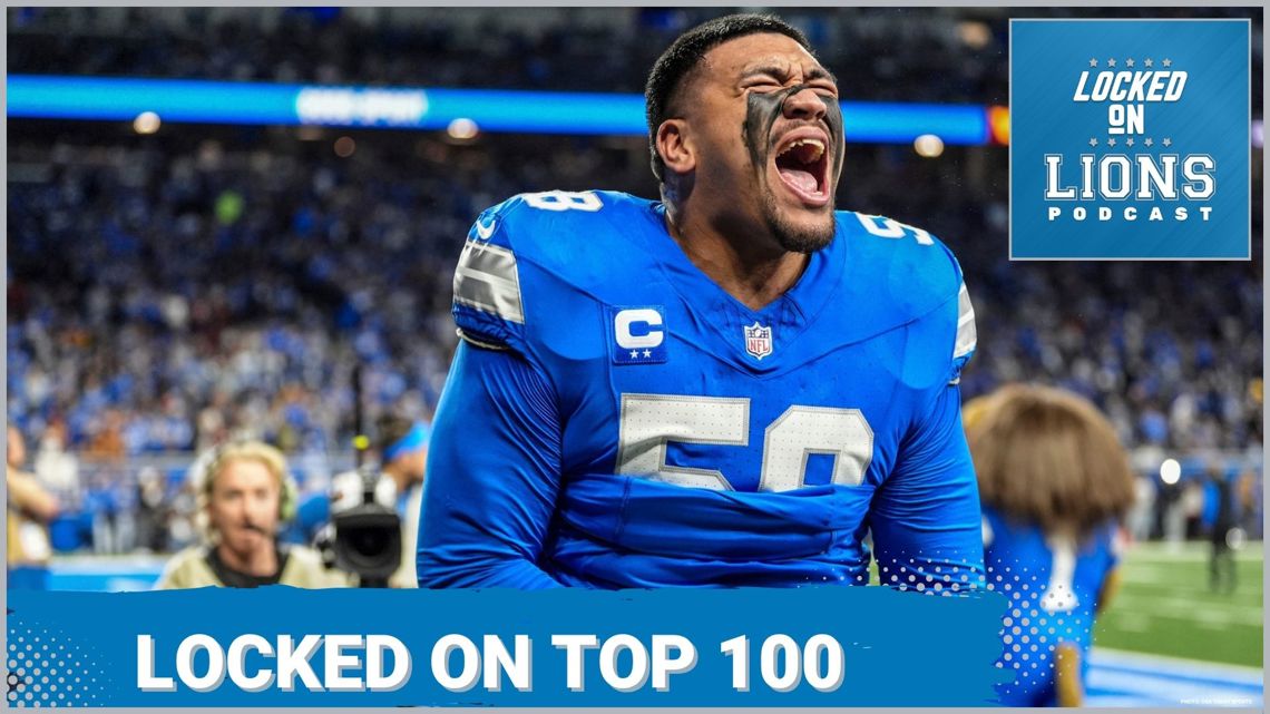 NEW LIST: The Detroit Lions snag 6 spots on the Locked On Top 100 | kgw.com