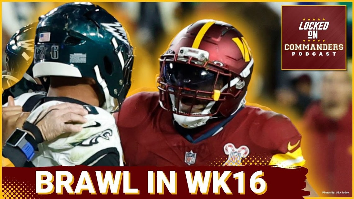 FIGHT: Commanders BRAWL with Eagles, But Self-Inflicted Wounds ...