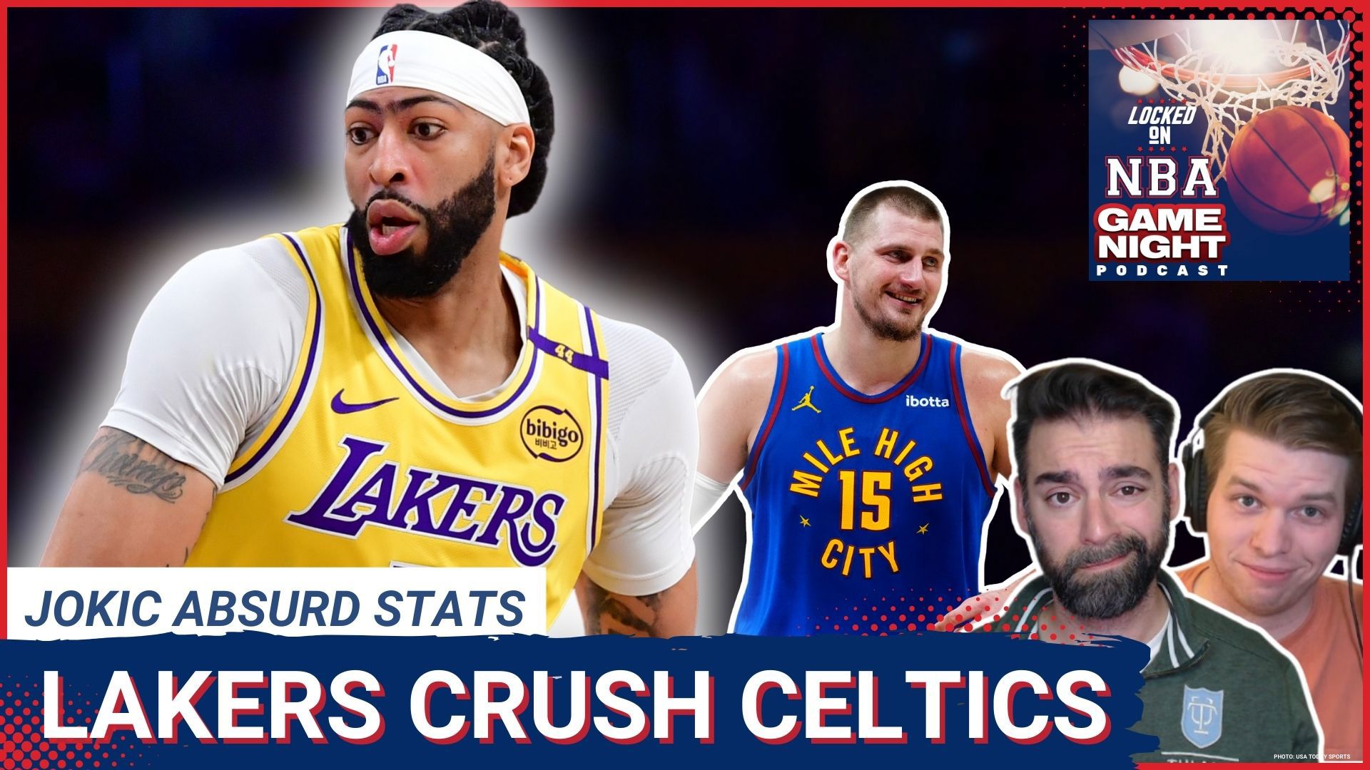 Anthony Davis and Los Angeles Lakers CRUSH Celtics | Nikola Jokic ...
