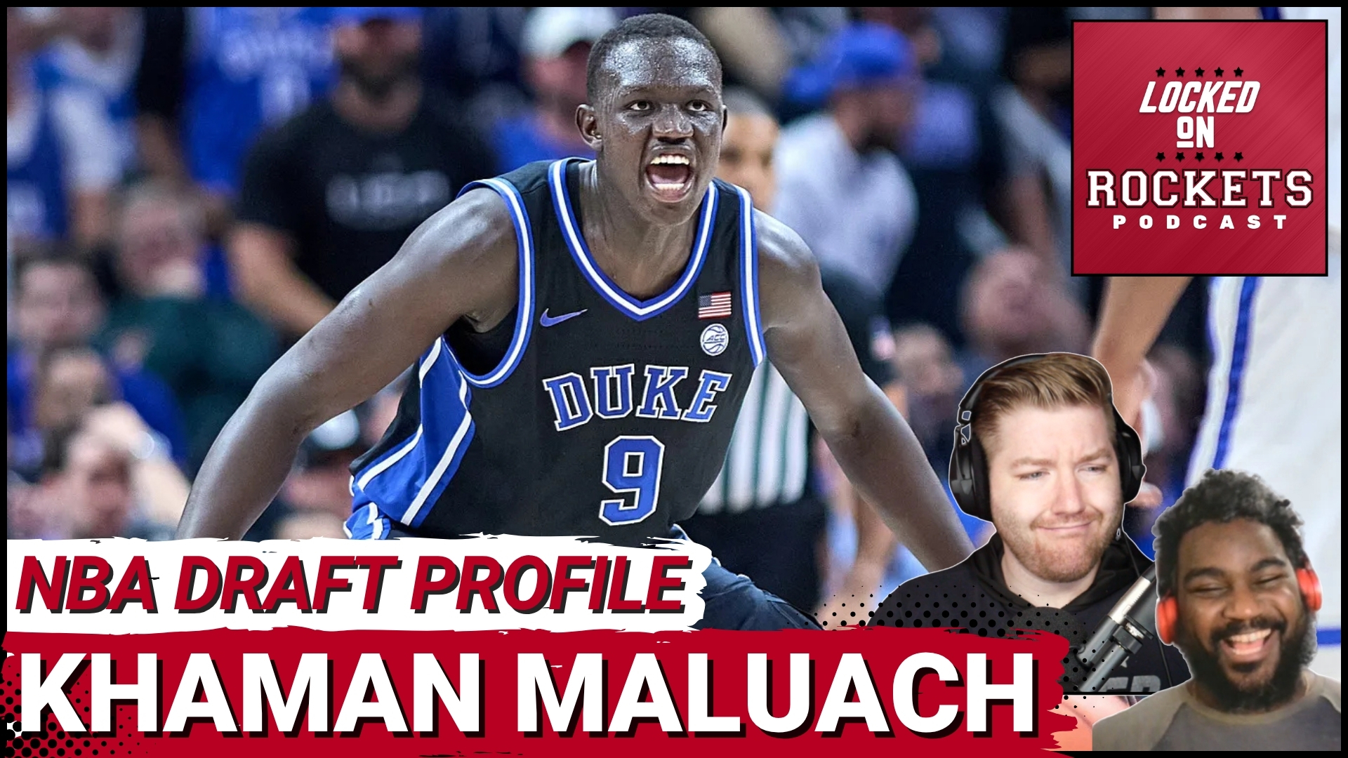 Khaman Maluach Houston Rockets NBA Draft Profile | Can Duke's Defensive ...