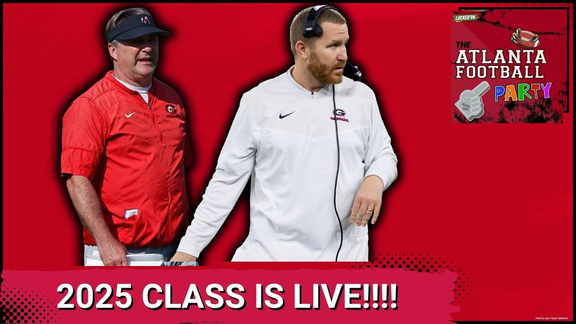 Zayden Walker and Christian Garrett Heard Kirby Smart |Atlanta Football ...