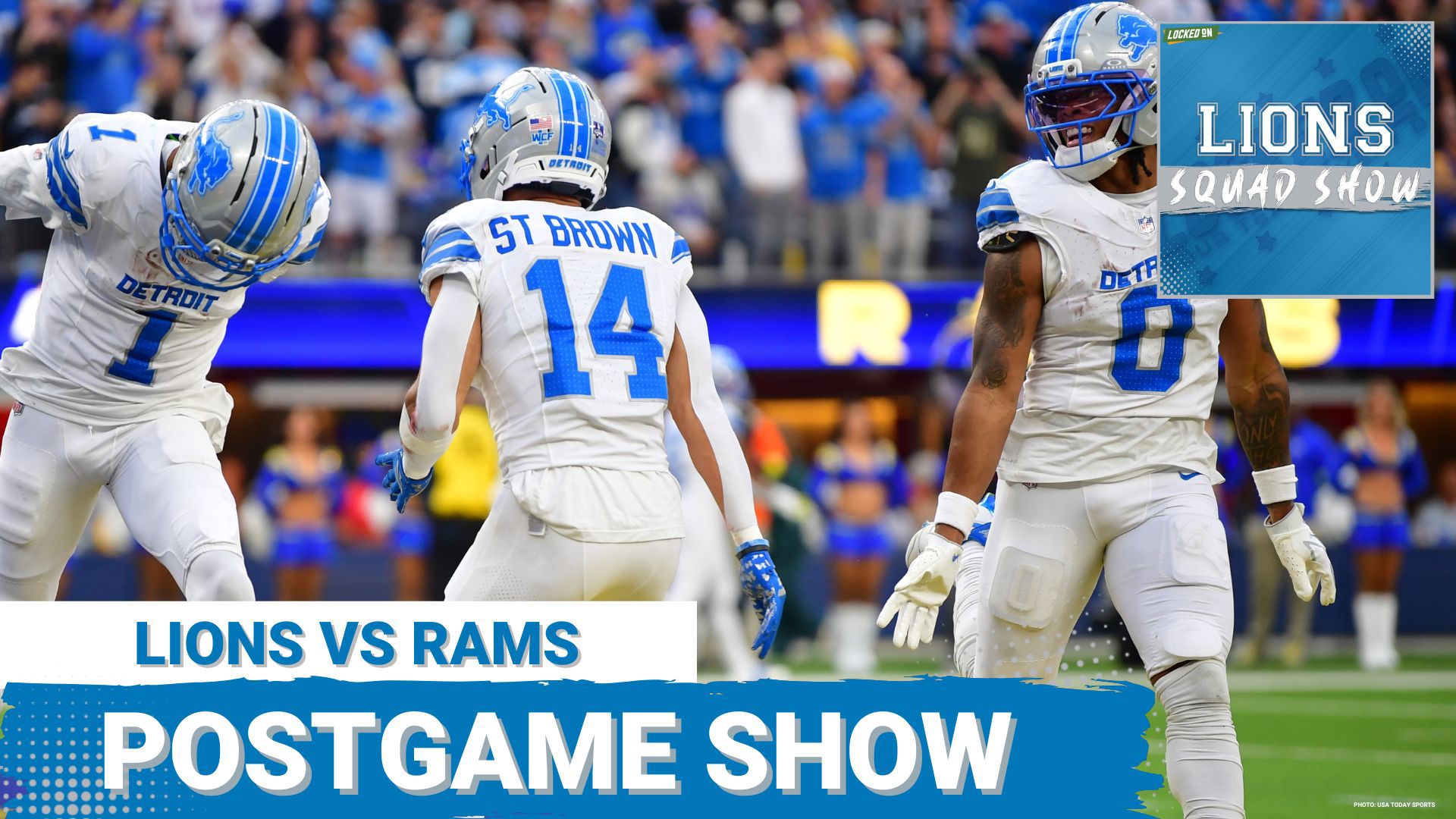 LIONS SQUAD SHOW: Detroit Lions vs LA Rams | Postgame Show | kgw.com