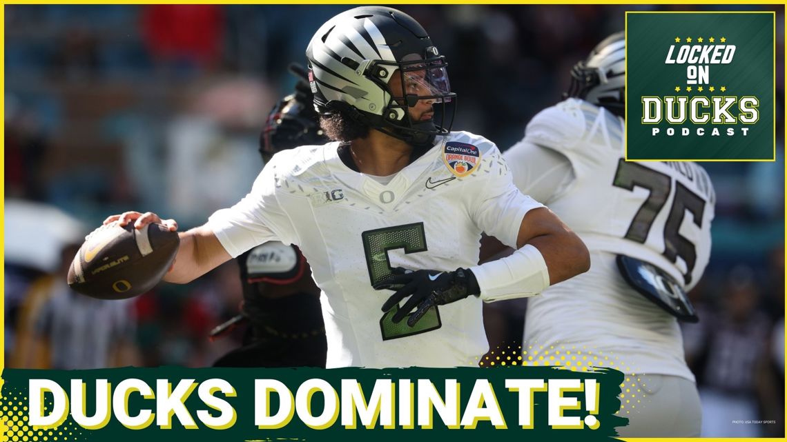 REACTION: Oregon Defense DOMINATES Texas Tech to Orange Bowl TRIUMPH ...