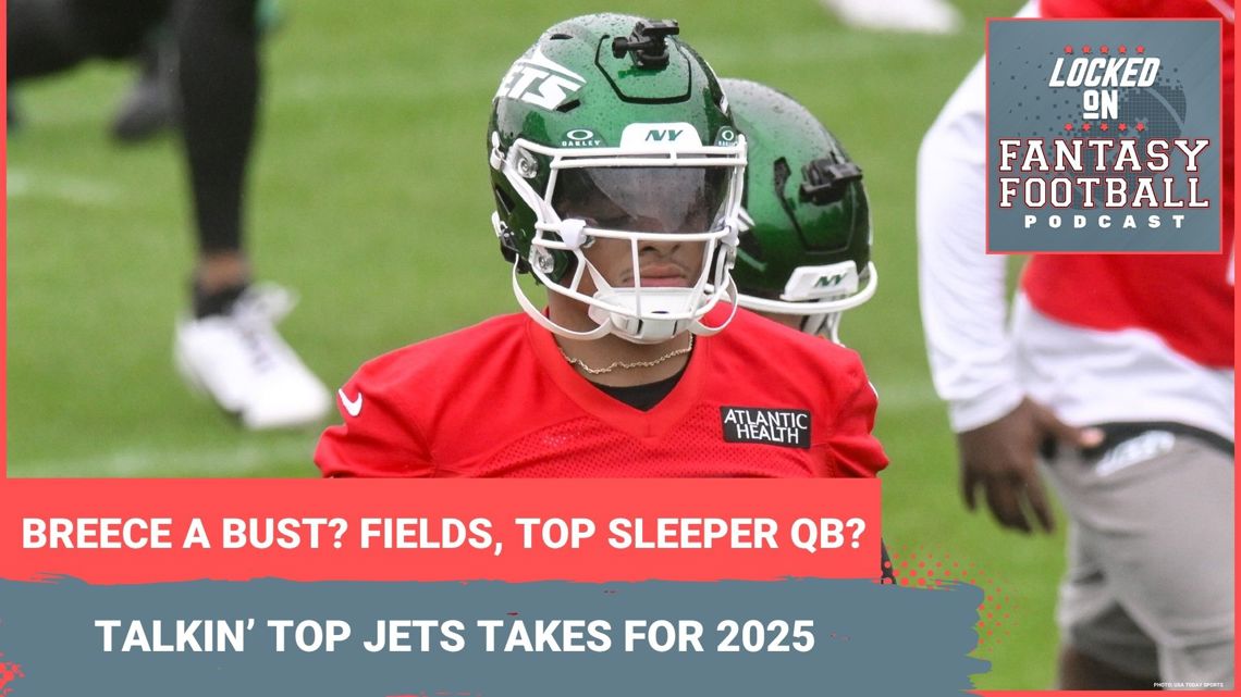 Breece Hall, BUST RB1? Justin Fields, SLEEPER QB1? 3 Jets fantasy takes ...