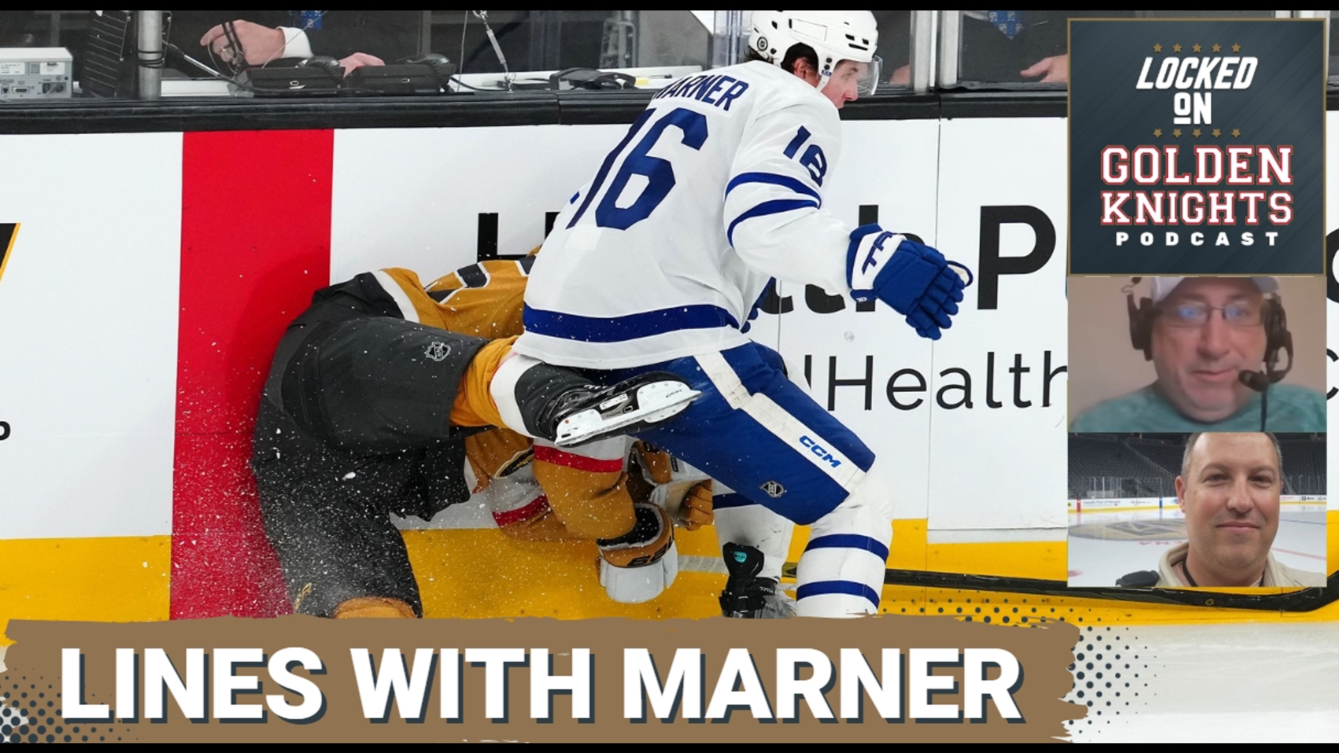 Vegas Golden Knights lines with Mitch Marner, is this the opening night ...