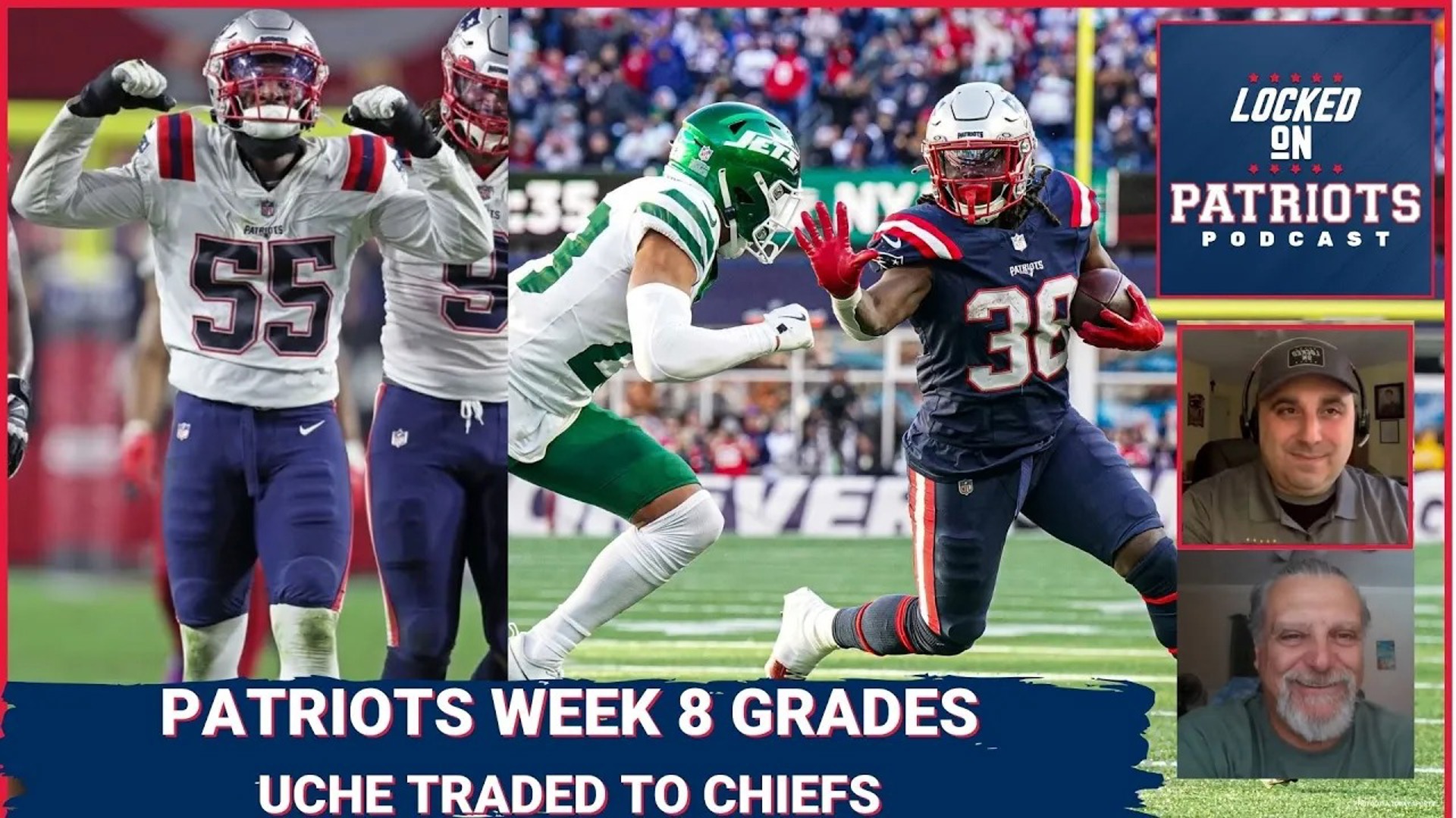 New England Patriots Trade Joshua Uche, Pats Week 8 Grades for Win over ...