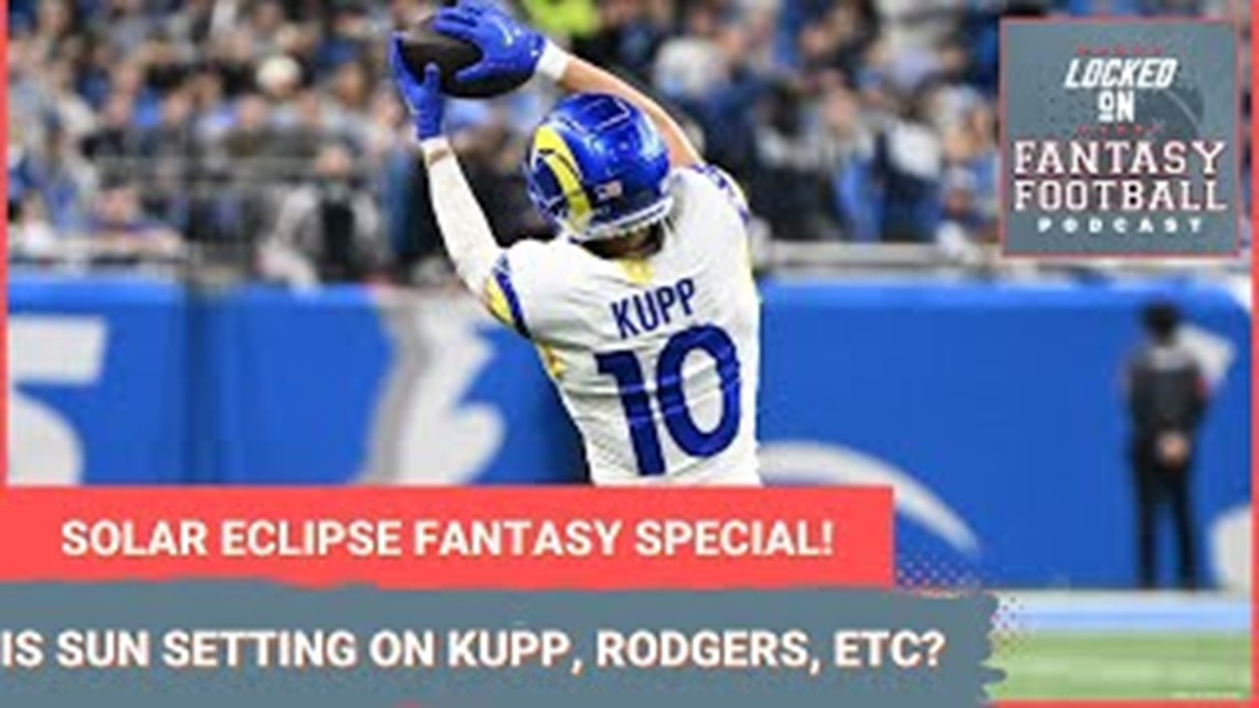 Solar eclipse special: Cooper Kupp, Aaron Rodgers among 6 potential fading fantasy football ...