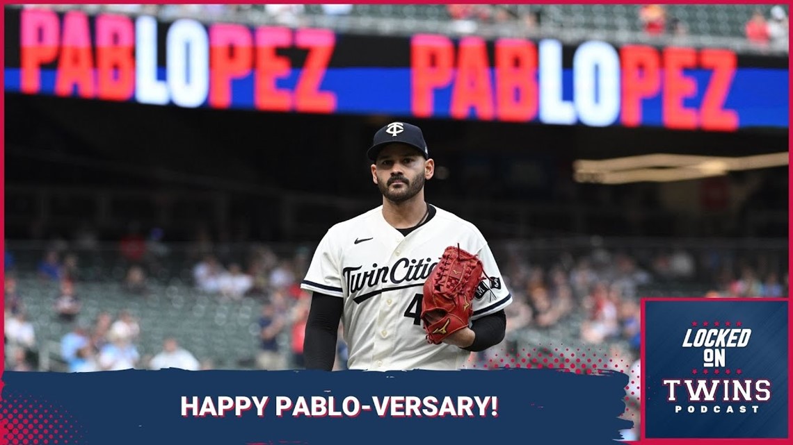 Twins Celebrate One Year Anniversary with Pablo Lopez | kgw.com