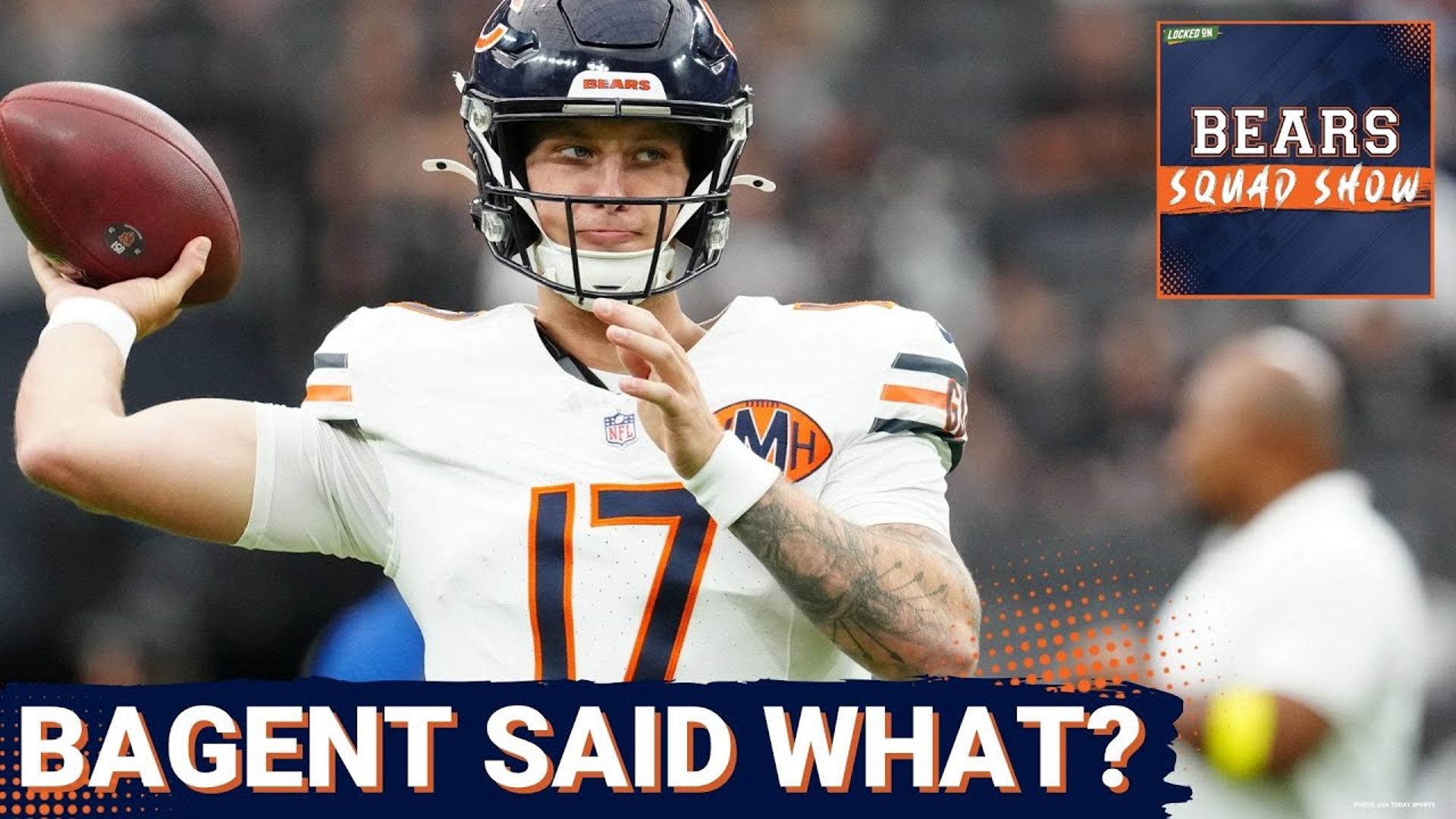 BEARS SQUAD SHOW: Tyson Bagent said the Chicago Bears are going to the ...