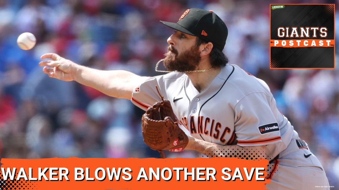 GIANTS POSTCAST: WALKER BLOWS ANOTHER SAVE, Giants Offense TERRIBLE in ...