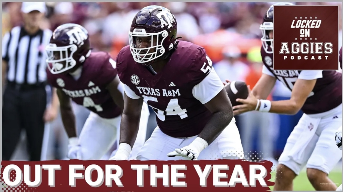 Losing starting center Mark Nabou Jr. has Texas A&M's O-Line thin early ...