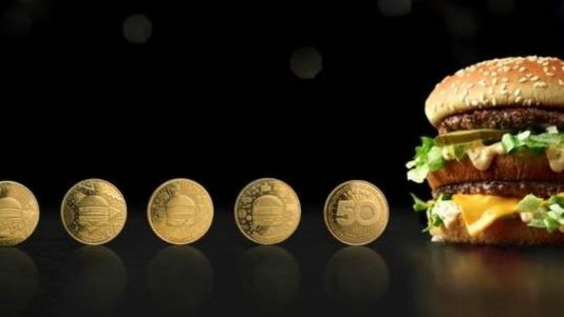 McDonald's unveils MacCoin to celebrate Big Mac's 50th anniversary ...