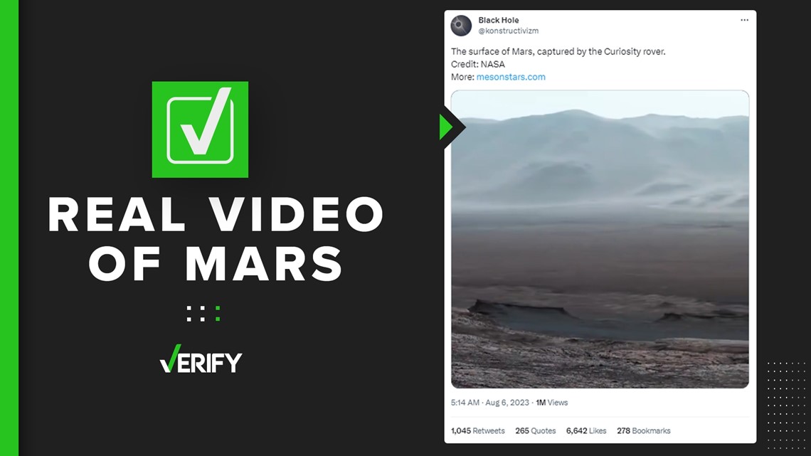 Viral video shows real Mars Curiosity rover footage | kgw.com