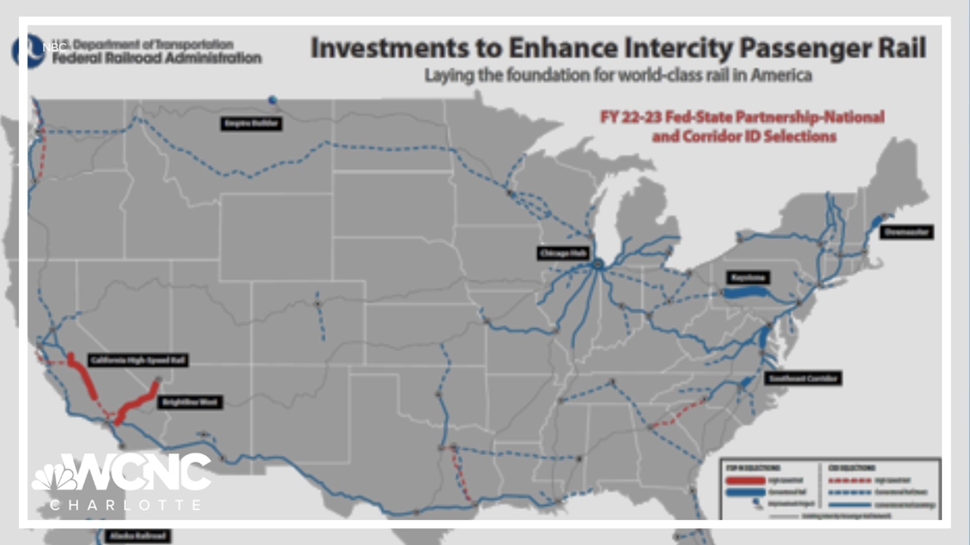 Biden to highlight funding for 10 major rail projects in US | kgw.com