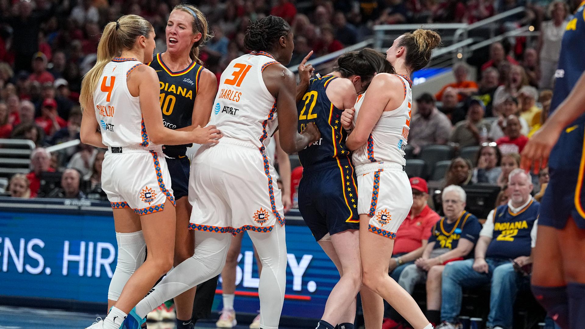 Marina Mabrey's foul on Caitlin Clark upgraded to Flagrant-2 | kgw.com