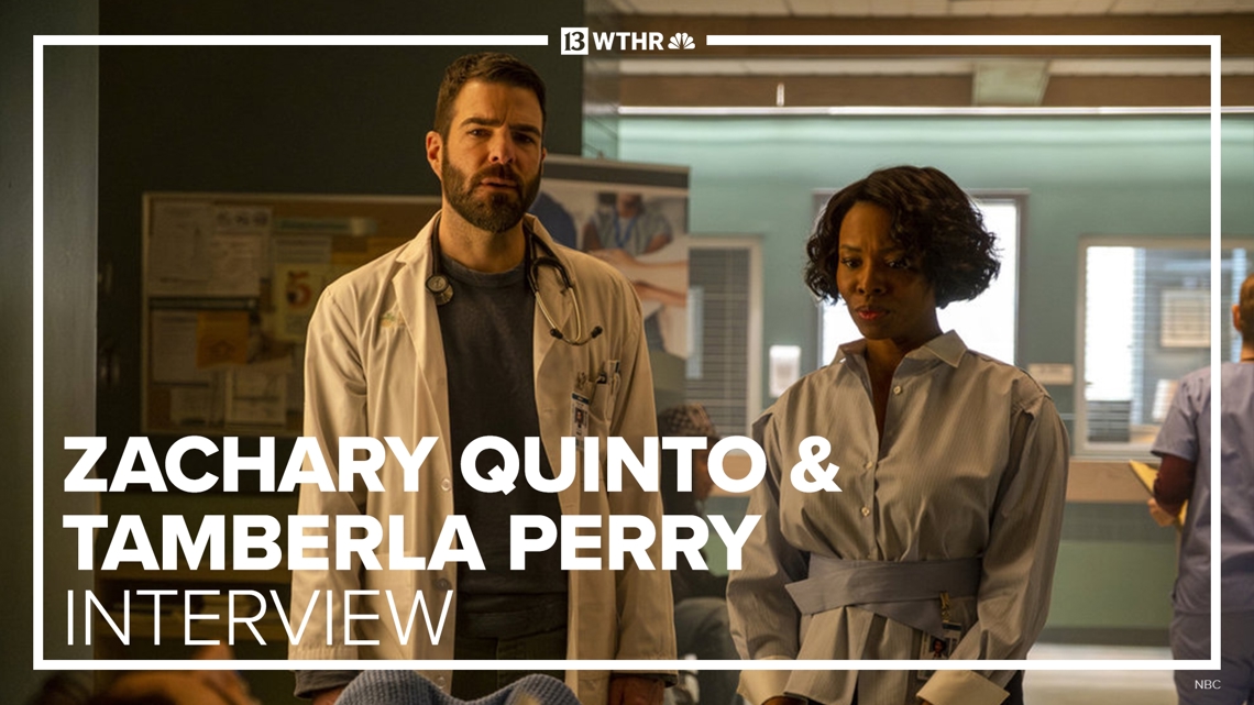 Zachary Quinto, Tamberla Perry preview NBC's new medical drama ...