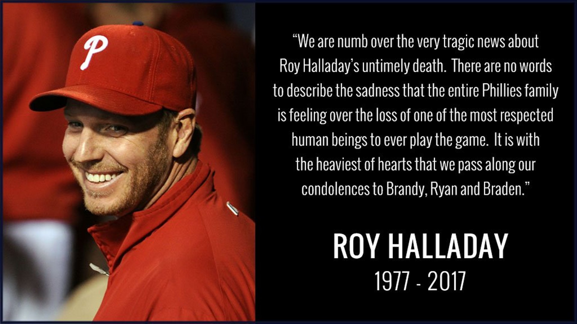 Former MLB pitcher Roy Halladay killed in Gulf of Mexico plane crash ...