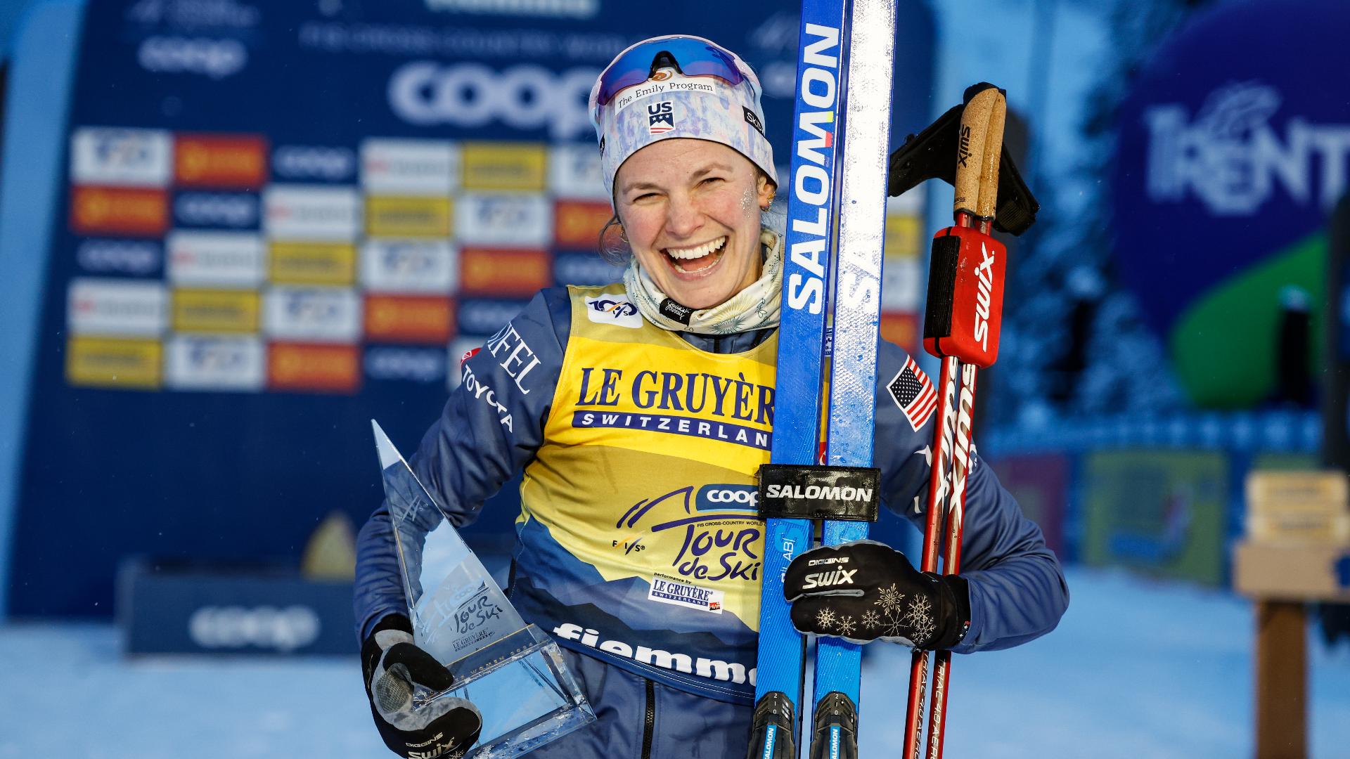 Win or lose, Jessie Diggins plans to celebrate her final Olympics | kgw.com